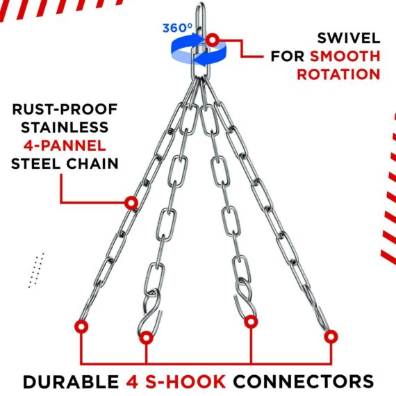 Premium Punch Bag Bracket Chains for Stable Effective Workouts